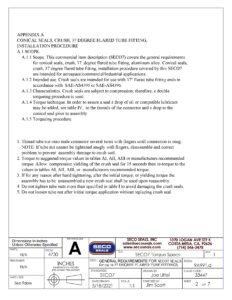 SECO7 Torque Values - SECO SEALS, Inc.